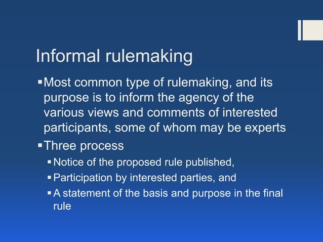 Chapter 5.agency rules and regulations(1) | PPT