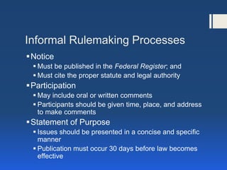 Chapter 5.agency rules and regulations(1) | PPT