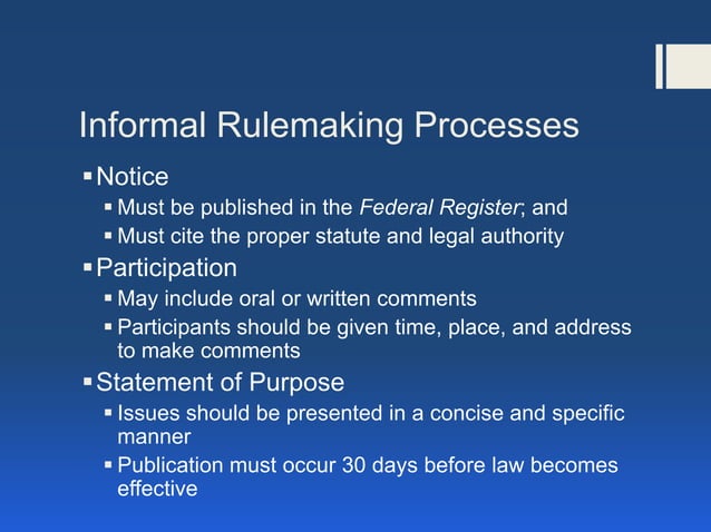 Chapter 5.agency rules and regulations(1) | PPT