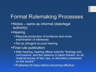 Chapter 5.agency rules and regulations(1) | PPT