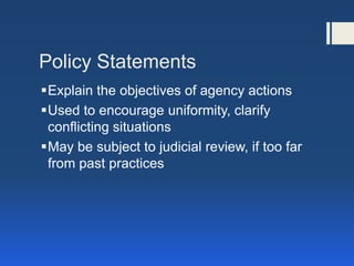Chapter 5.agency rules and regulations(1) | PPT