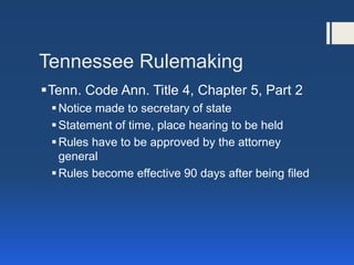 Chapter 5.agency rules and regulations(1) | PPT