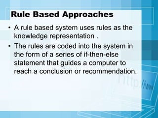 Artificial Intelligence Approaches | PPT