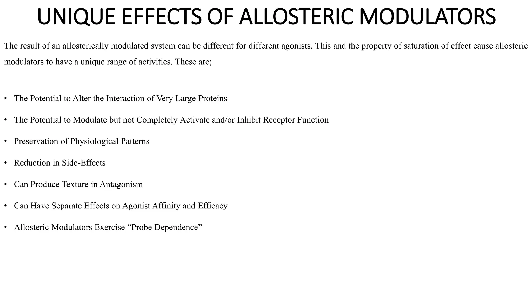Chapter 5 allosteric drug effects | PPTX