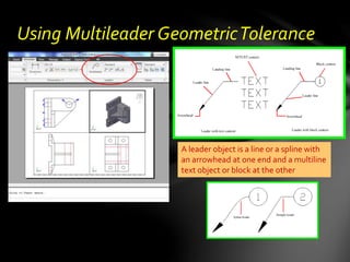 CHAPTER 5 - Annotation And Dimensioning.pptx | 3-D Graphics | Computer Software and Applications
