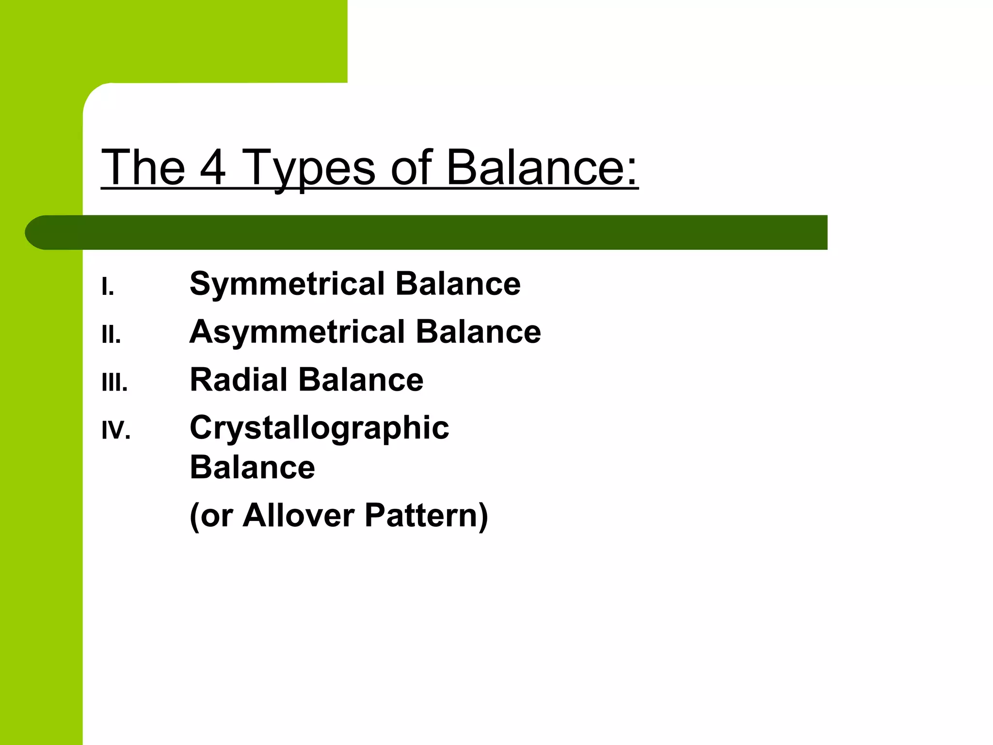 Chapter 5 balance | PPT