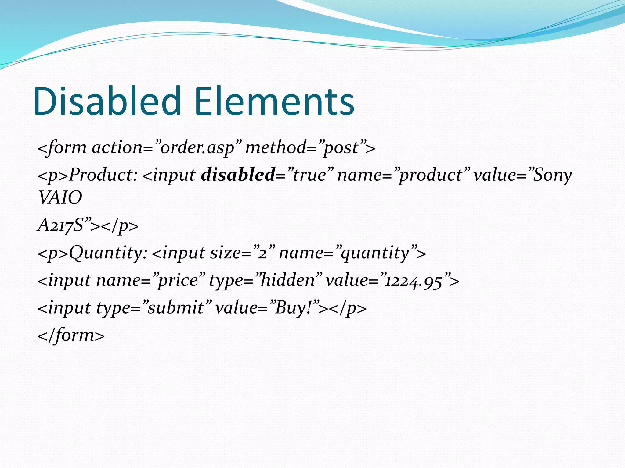 Chapter5-Bypass-ClientSide-Control-Presentation.pptx | Web Design and HTML | Internet