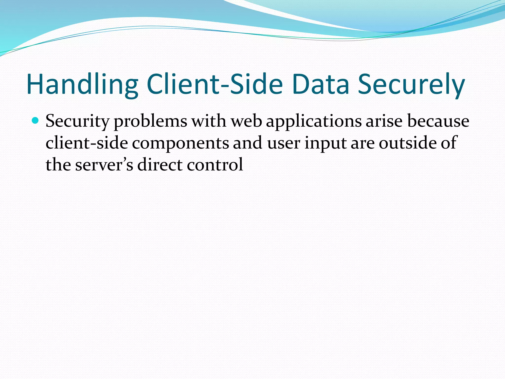 Chapter5-Bypass-ClientSide-Control-Presentation.pptx | Web Design and HTML | Internet