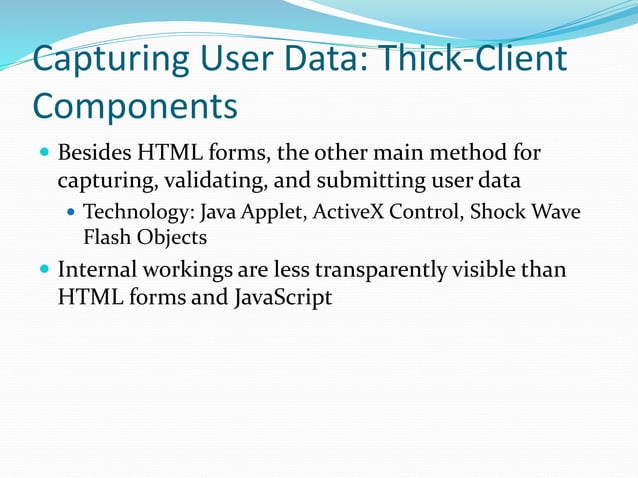 Chapter5-Bypass-ClientSide-Control-Presentation.pptx | Web Design and HTML | Internet