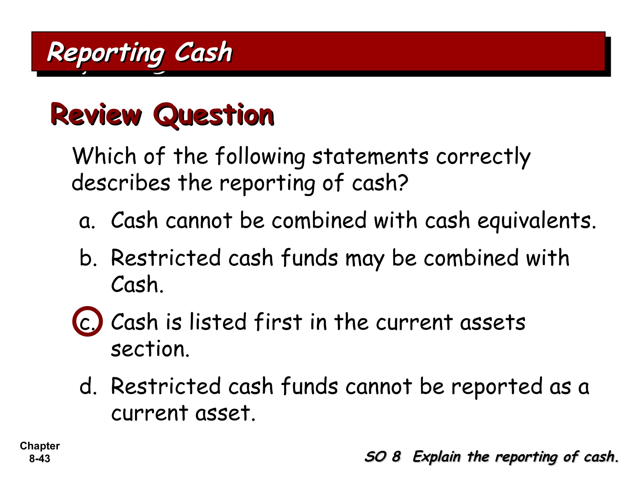 Chapter 5 - Cash and Internal control ppt | PPT
