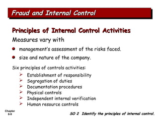 Chapter 5 - Cash and Internal control ppt | PPT