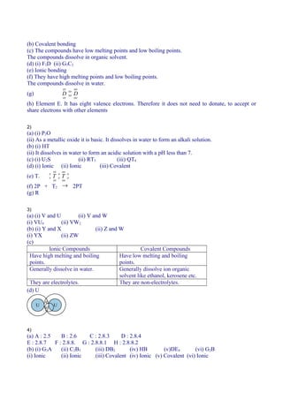 Chapter 5 chemical bonds - p2 | DOC
