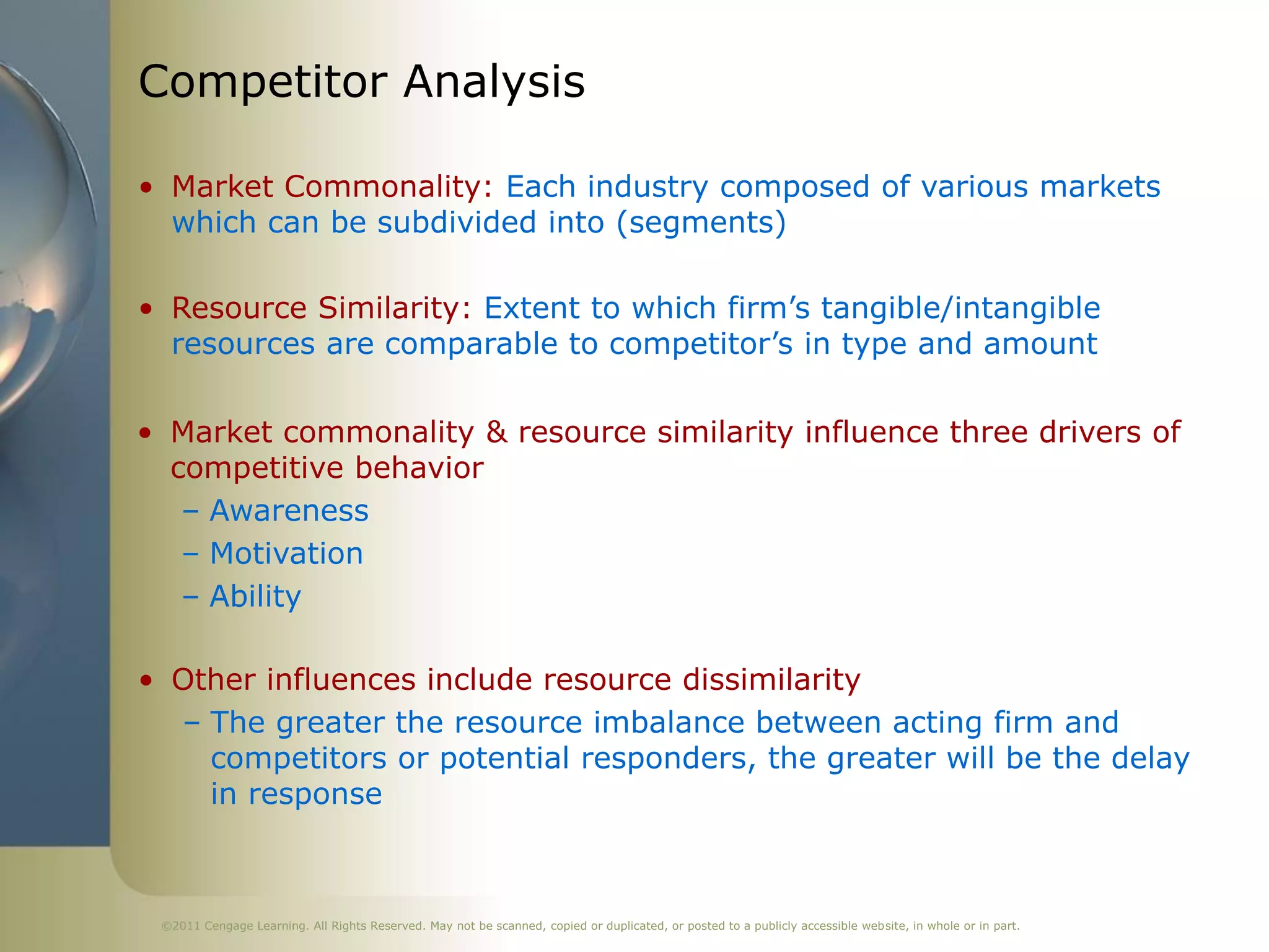 Chapter 5 competitive rivalry and com | PDF