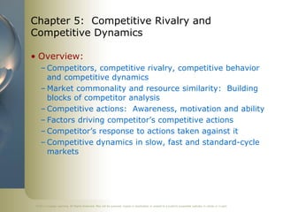 Chapter 5 competitive rivalry and com | PDF