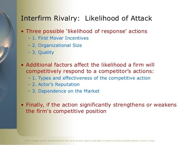 Chapter 5 competitive rivalry and com