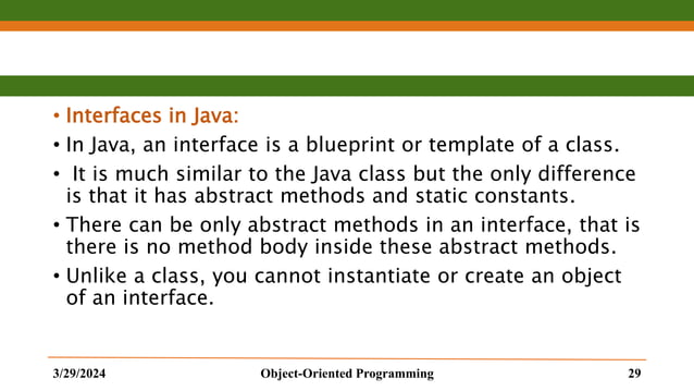 chapter 5 concepts of object oriented programming | PPTX