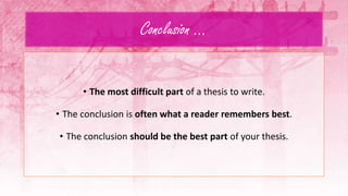 Chapter 5 : Conclusion & Suggestion | PPTX