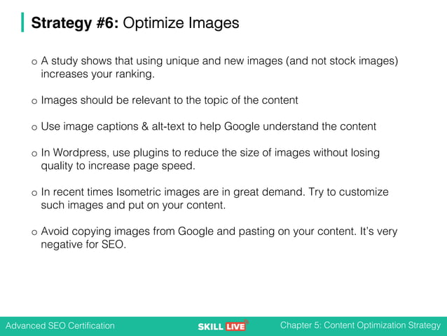 Chapter 5: Content Optimization Strategy | PPT