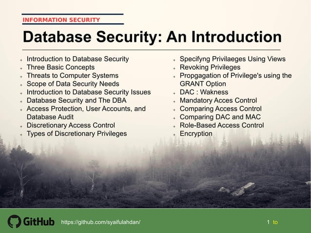 Chapter 5 database security | PDF | Databases | Computer Software and Applications