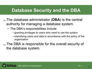 Chapter 5 Database Security Pdf