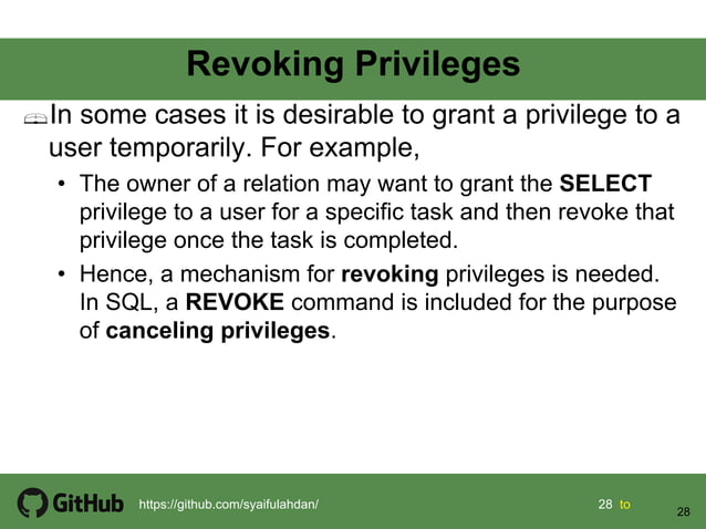 Chapter 5 database security | PDF | Databases | Computer Software and Applications