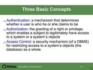 Chapter 5 database security | PDF