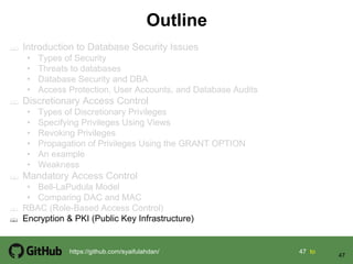 Chapter 5 database security | PDF