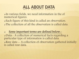 Chapter5 data handling grade 8 cbse | PPTX