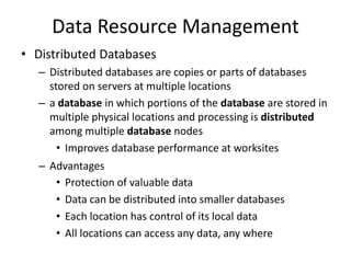 Chapter 5 data resource management | PPT | Free Download