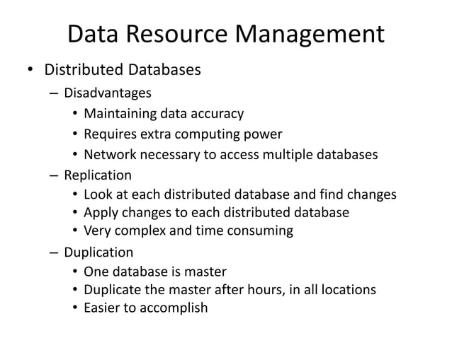 Chapter 5 data resource management | PPT