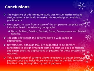 Chapter 5 design patterns for mas | PPT