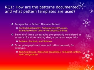 Chapter 5 design patterns for mas | PPT