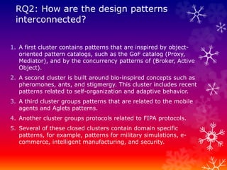Chapter 5 design patterns for mas | PPT