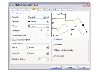 Chapter 5 dimensioning in auto cad 2010 | PPTX