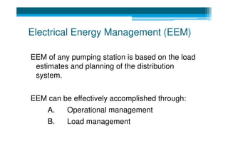 5: Energy Management In Water Supply Systems - Electrical Systems | PDF