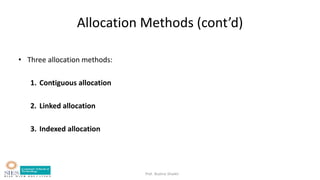 chapter5-file system implementation.ppt | Operating Systems | Computer Software and Applications