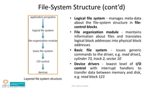 chapter5-file system implementation.ppt | Operating Systems | Computer Software and Applications