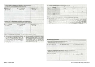 Mathematics Form 1-Chapter 4 Ratio, Rates and Proportion KBSM of form 2 ...