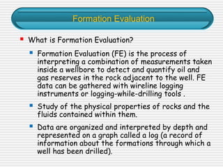 formation evaluation | PPT