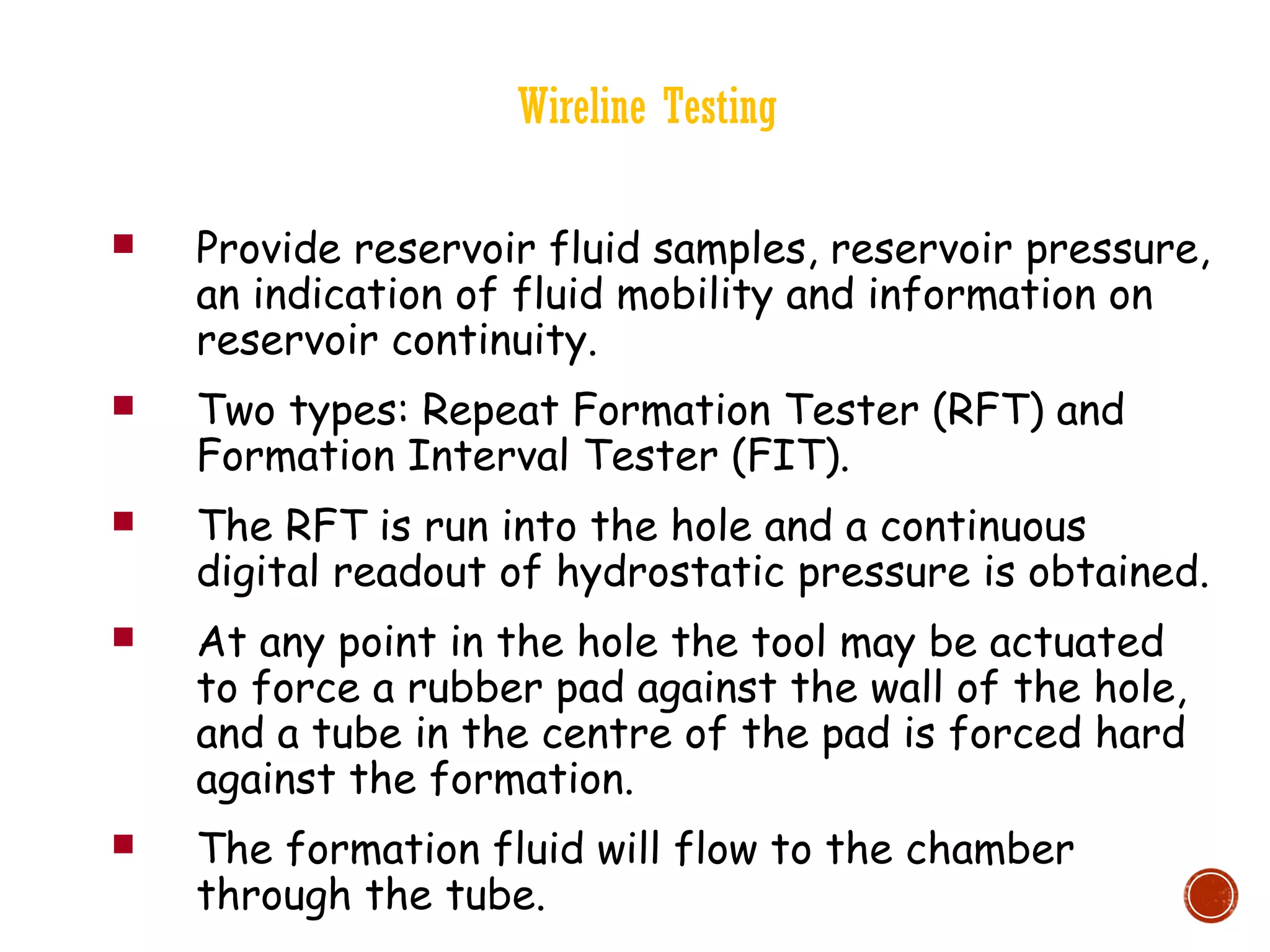 Formation evaluation | PPT
