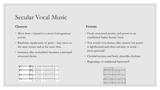 Chapter 5 genres of renaissance music | PPT