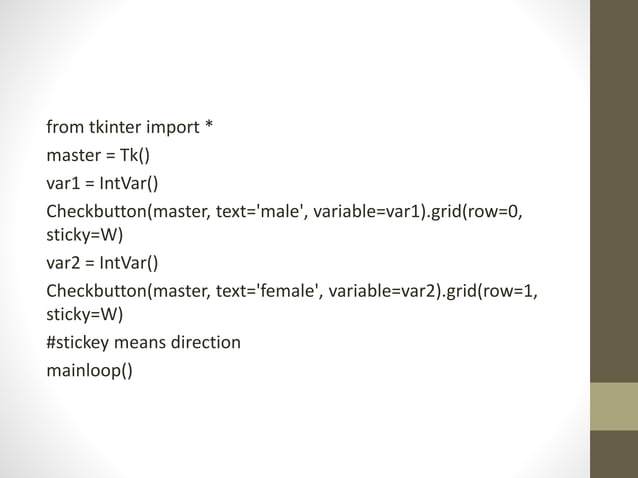 PYTHON - EXTRA Chapter GUI - MAULIK BORSANIYA | PPT