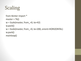 PYTHON - EXTRA Chapter GUI - MAULIK BORSANIYA | PPTX | Computing ...