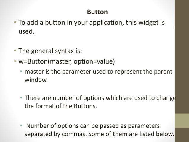PYTHON - EXTRA Chapter GUI - MAULIK BORSANIYA | PPT