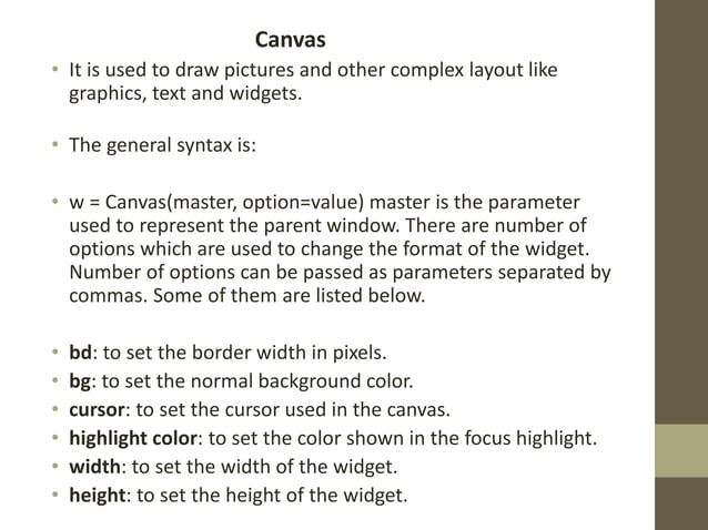 PYTHON - EXTRA Chapter GUI - MAULIK BORSANIYA | PPT