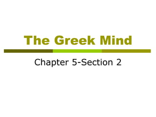 Chapter 5 height of greek civilization | PPT | Science