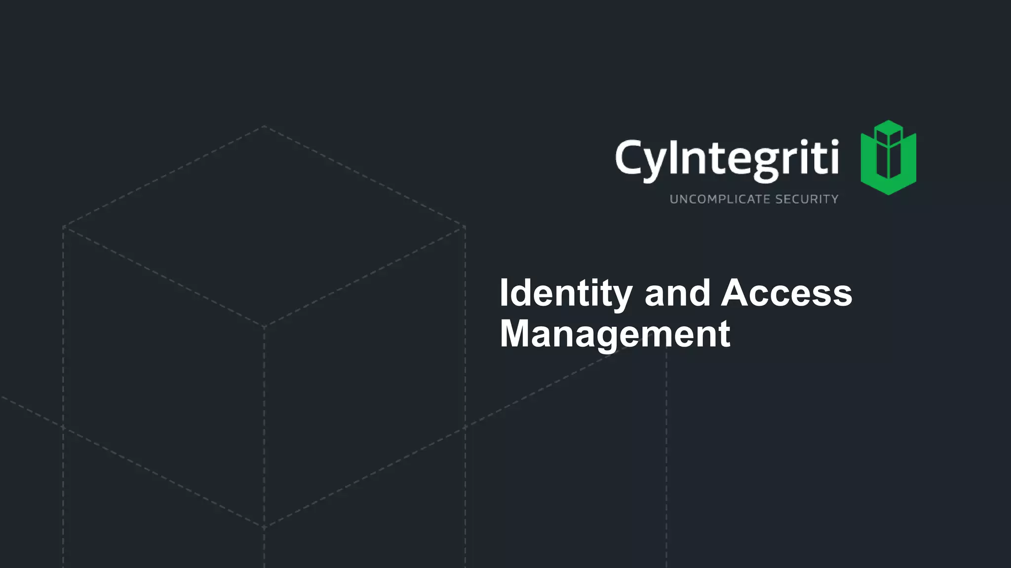 Chapter 5 - Identity Management | PPTX