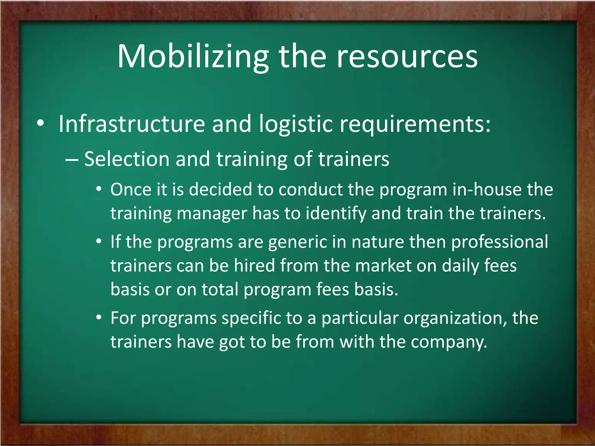 Implementing Training Programs | PPTX