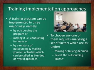 Implementing Training Programs | PPTX