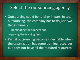 Implementing Training Programs | PPTX